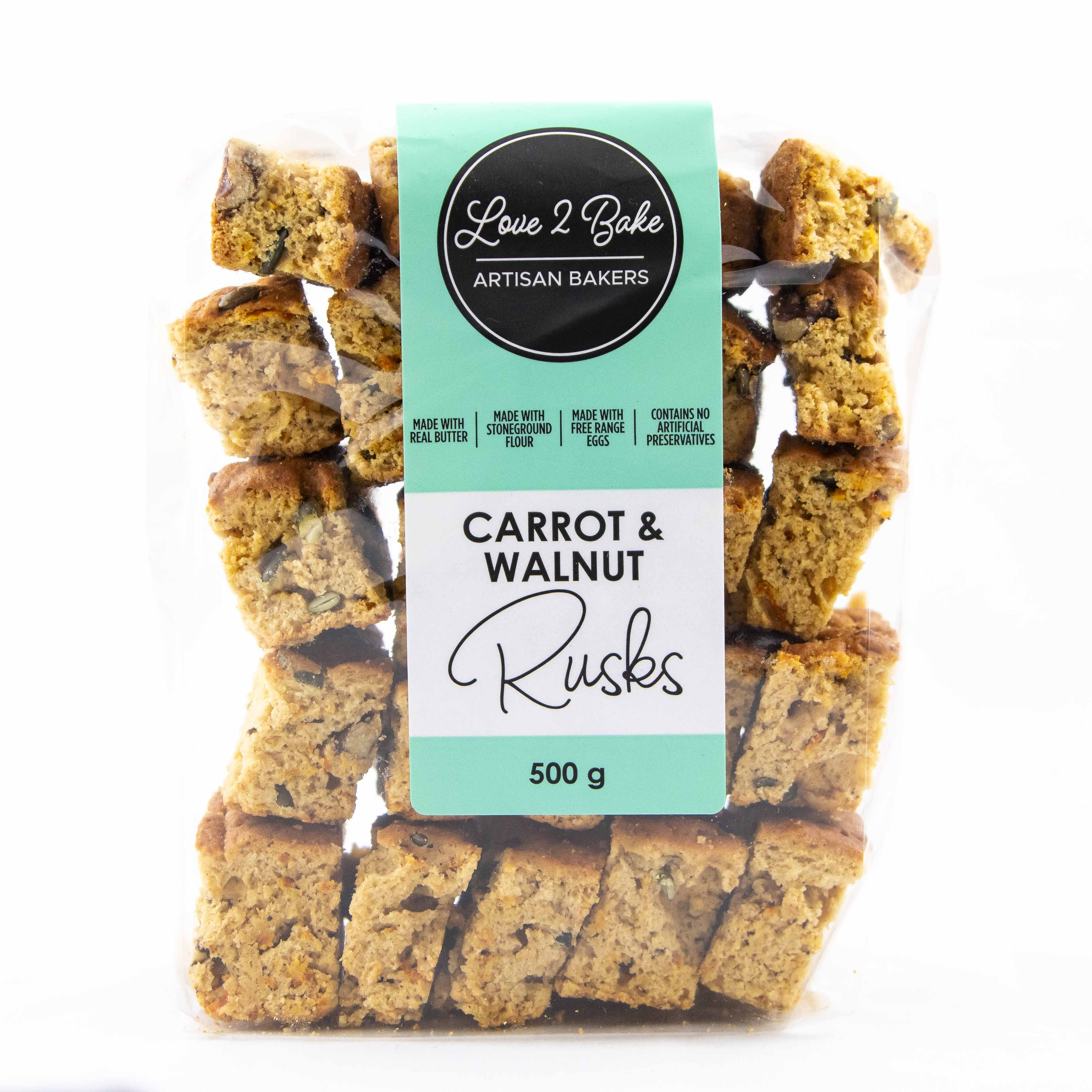 Carrot and Walnut Rusks | Love2Bake – Love2bake